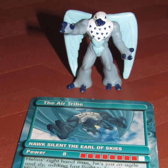 Toys | Gormiti 2 Inch Action Figure With Card Air Tribe Silent Hawk The ...